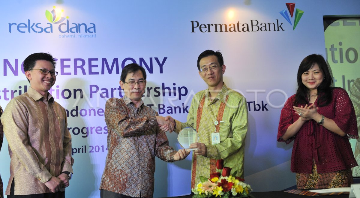 KERJA SAMA ASHMORE PERMATABANK | ANTARA Foto