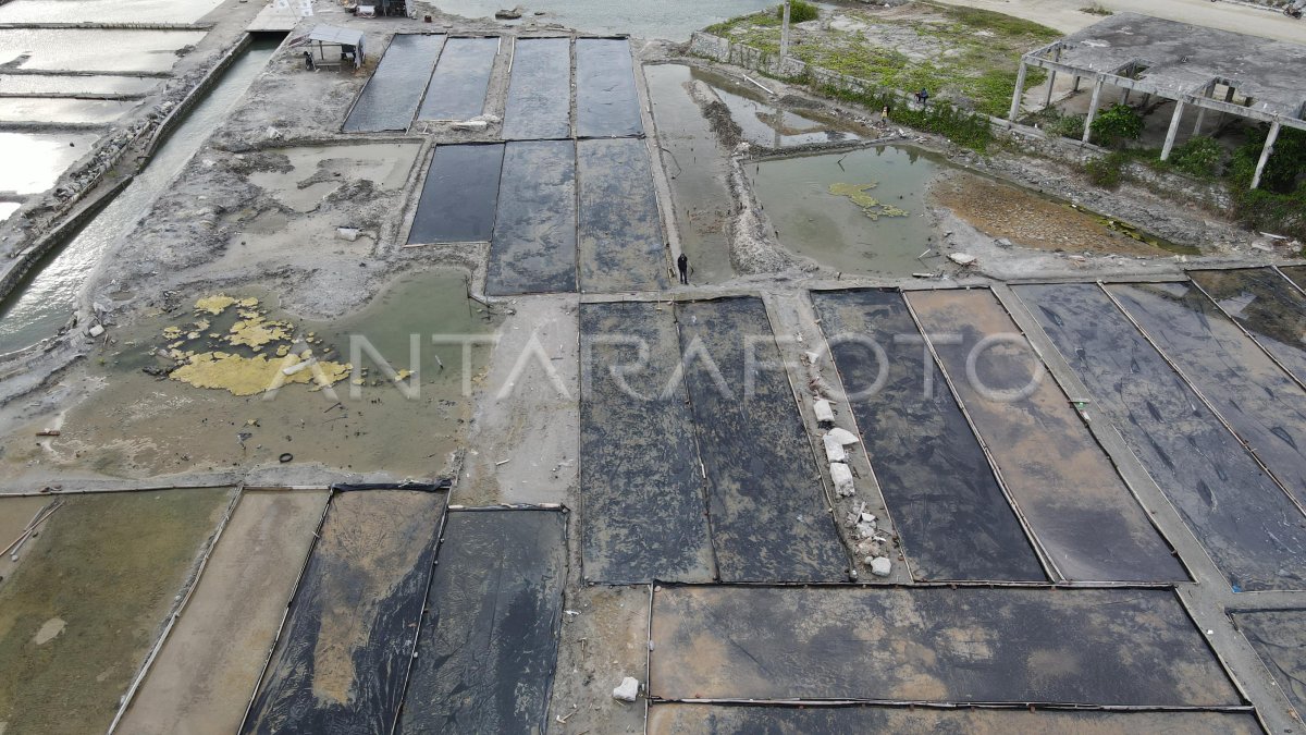 PRODUKSI GARAM DENGAN TEKNOLOGI GEOMEMBRAN | ANTARA Foto