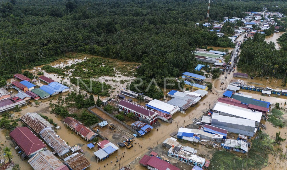 Walhi minta tetapkan status darurat bencana banjir di Halteng | ANTARA Foto