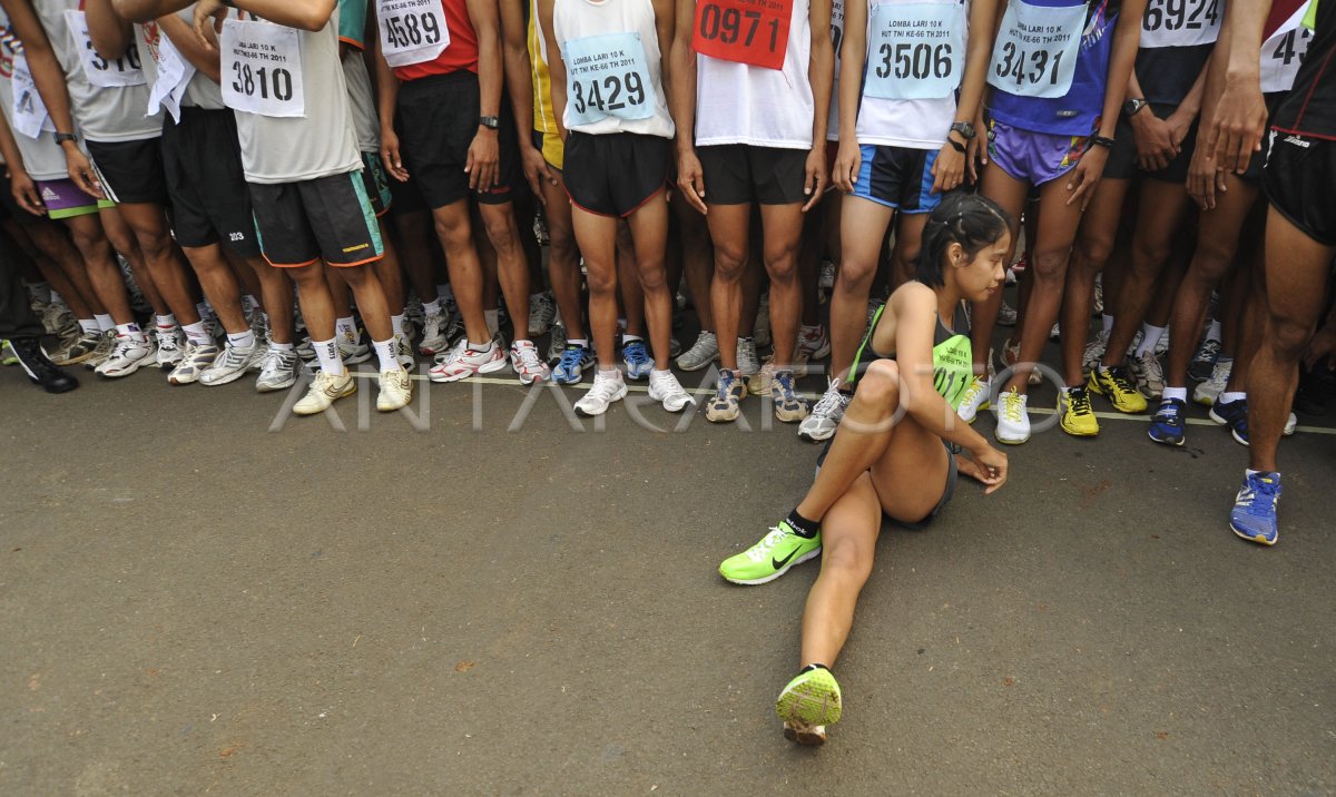 LOMBA LARI HUT TNI | ANTARA Foto