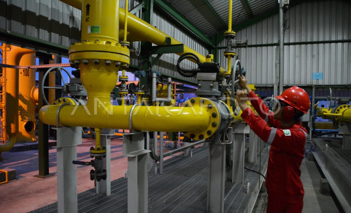 FASILITAS PENYIMPANAN GAS ALAM | ANTARA Foto