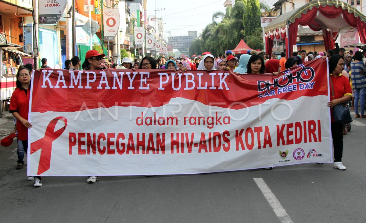 KAMPANYE PENCEGAHAN HIV AIDS | ANTARA Foto