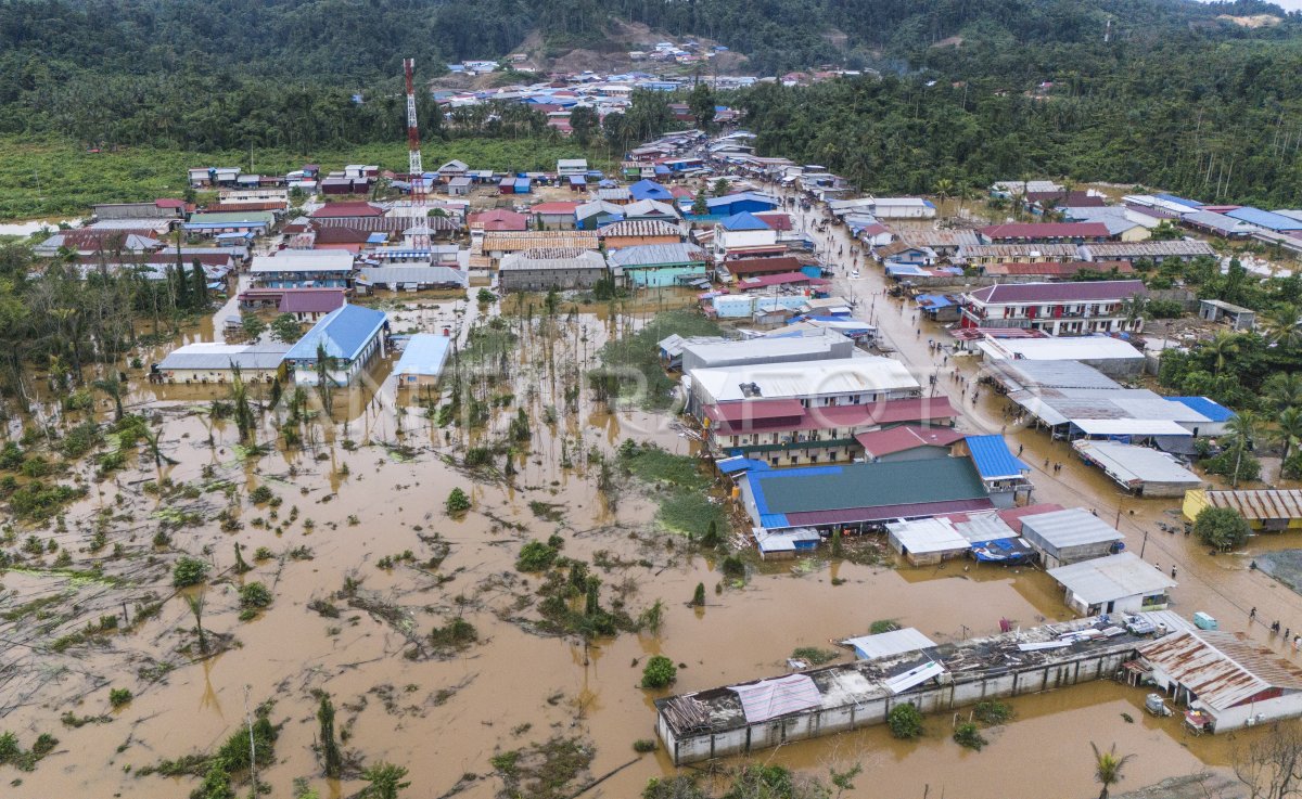 Walhi minta tetapkan status darurat bencana banjir di Halteng | ANTARA Foto