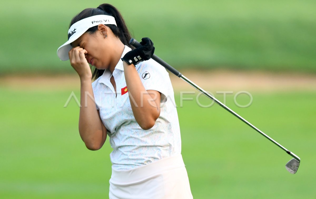 PENYISIHAN GOLF PUTRA DAN PUTRI ASIAN GAMES 2018 | ANTARA Foto