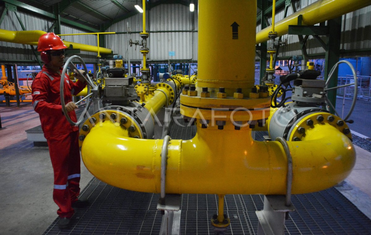 FASILITAS PENYIMPANAN GAS ALAM | ANTARA Foto