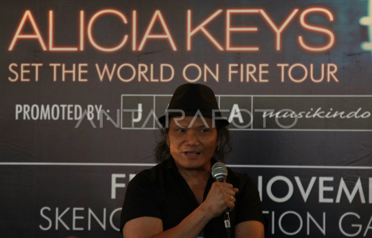 JELANG KONSER ALICIA KEYS | ANTARA Foto