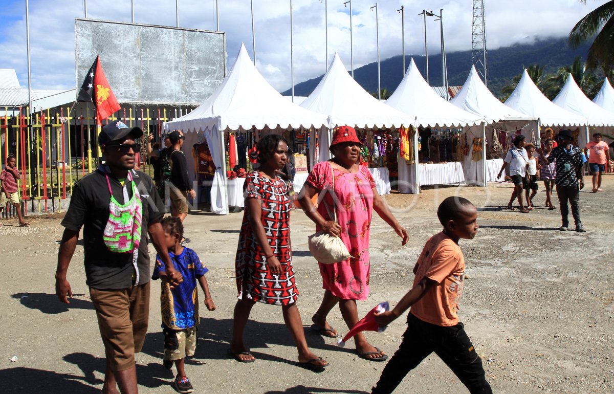 Border Trade Show 2023 di perbatasan Papua Nugini | ANTARA Foto