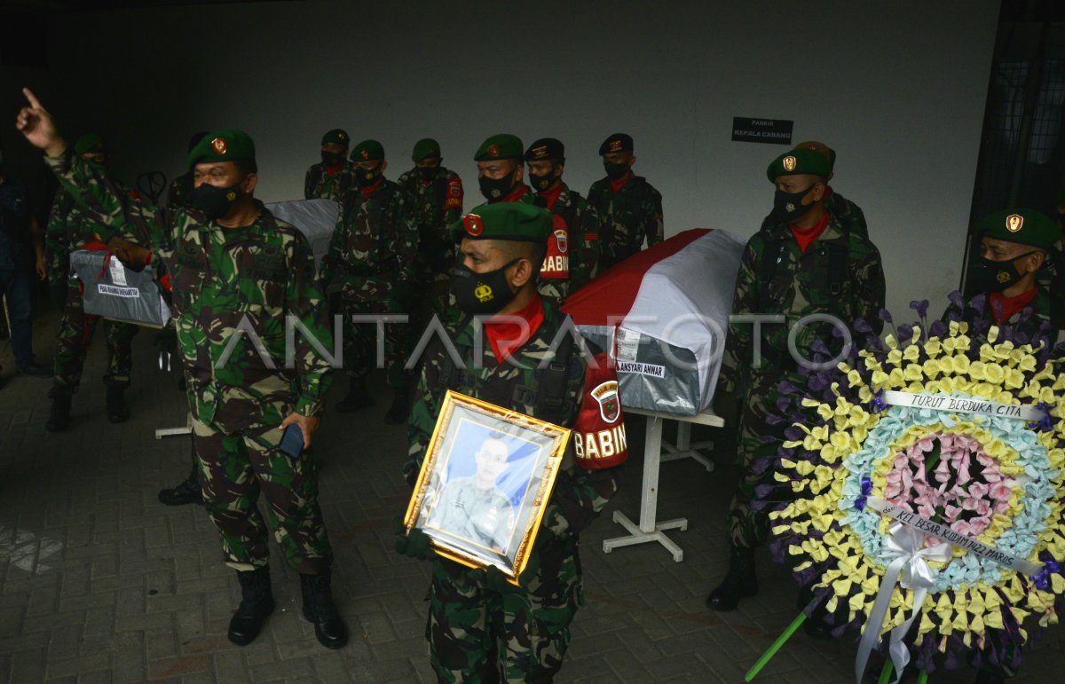 Jenazah Prajurit Tni Korban Penyerangan Di Papua Barat Antara Foto