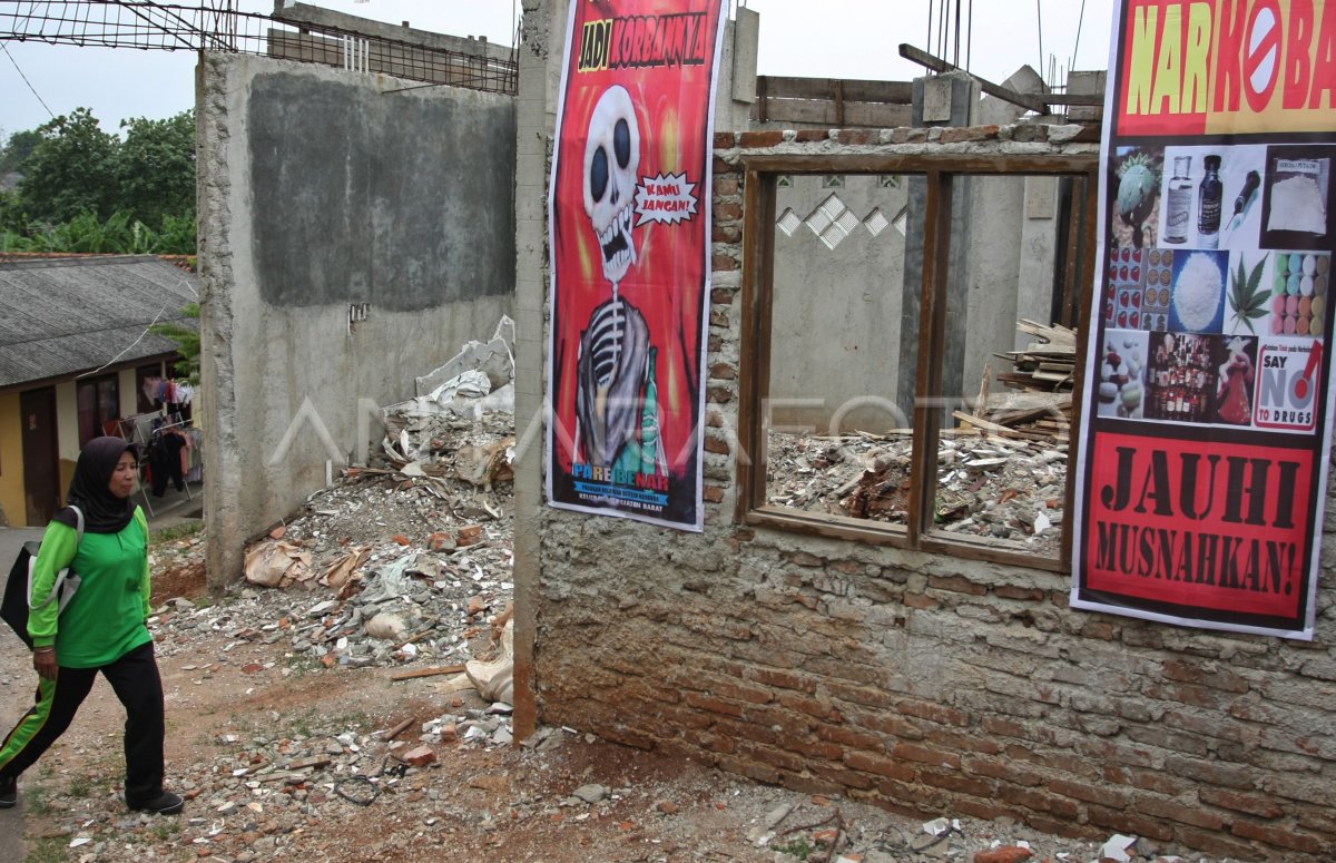 KAMPUNG BEBAS NARKOBA | ANTARA Foto