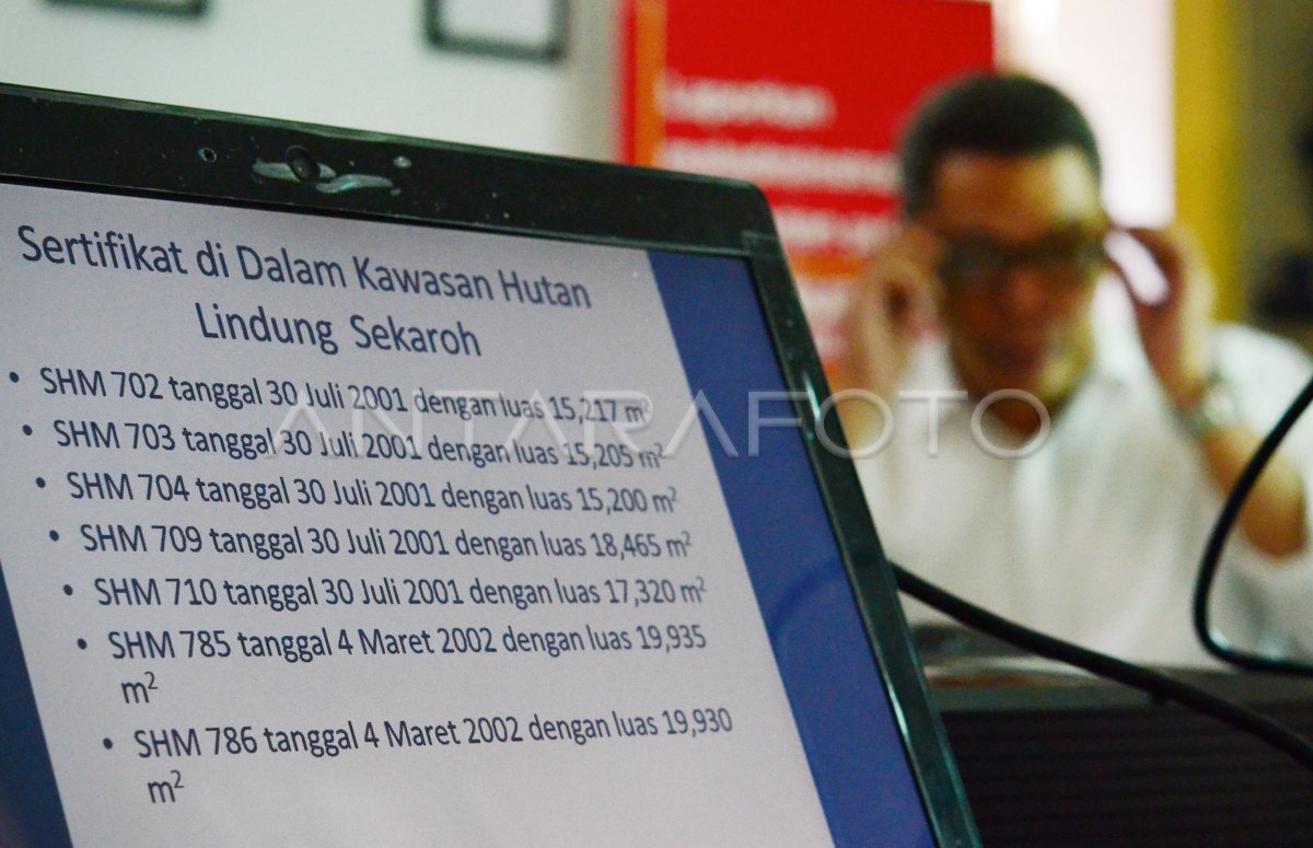KAWASAN HUTAN LINDUNG BERSERTIFIKAT | ANTARA Foto KAWASAN HUTAN LINDUNG BERSERTIFIKAT | ANTARA Foto