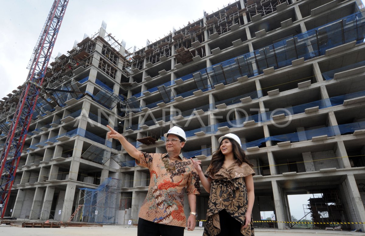 PEMBANGUNAN APARTEMEN SESUAI JADWAL | ANTARA Foto