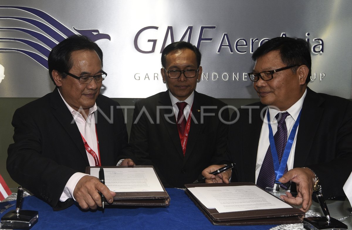 KERJA SAMA GMF DAN EAGLE EXPRESS | ANTARA Foto