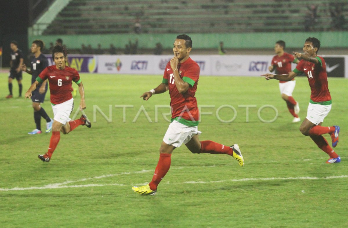 Timnas U23 Indonesia Singapura Imbang Antara Foto