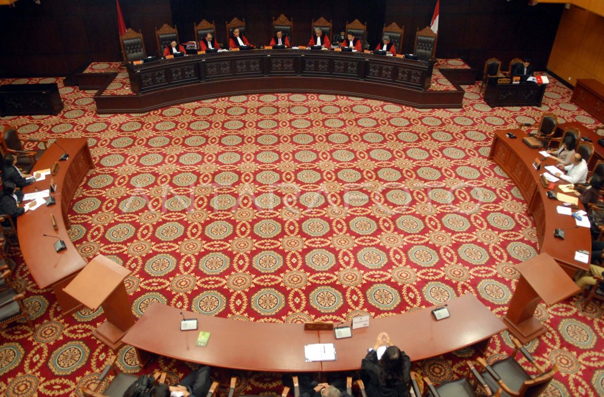 Sidang Mahkamah Konstitusi Antara Foto 