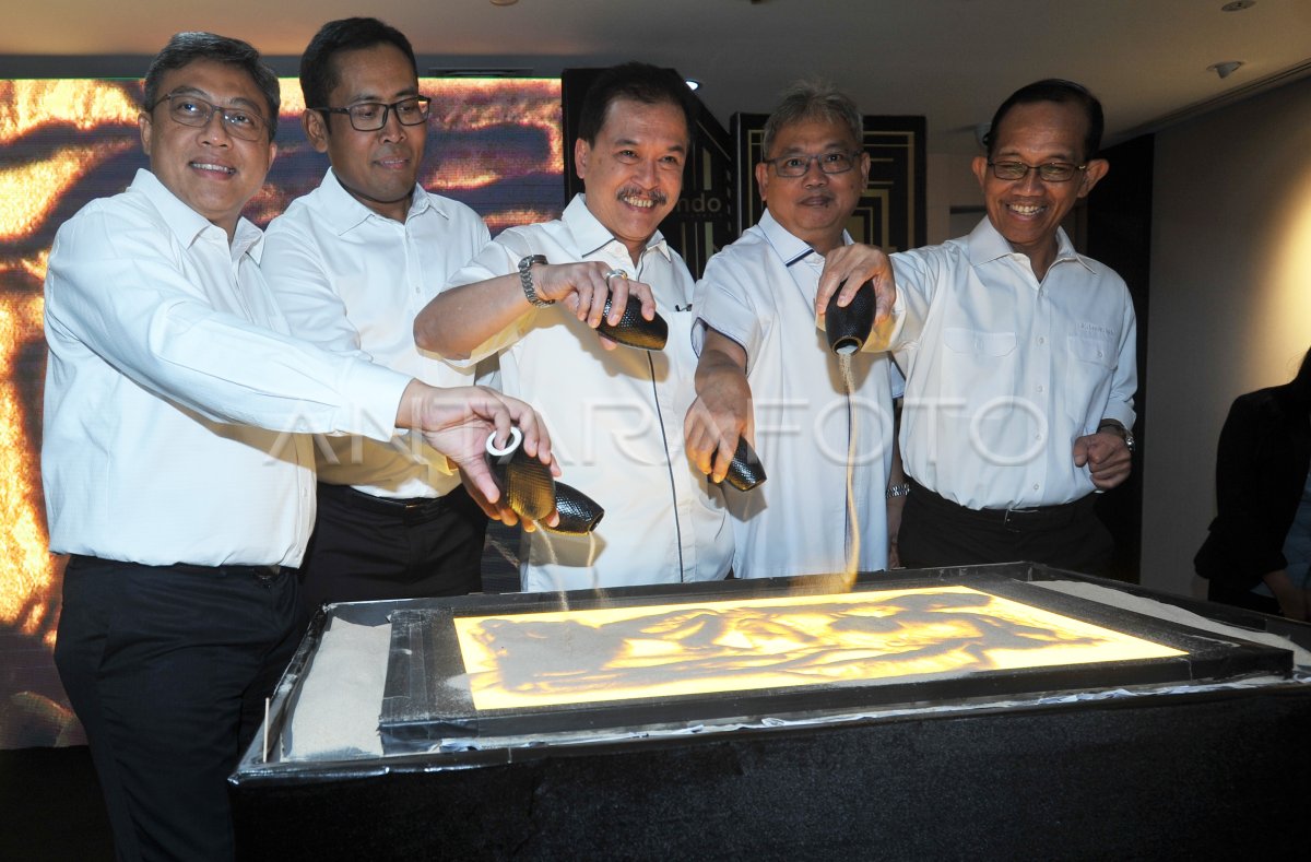 PELUNCURAN LOGO 50 TAHUN JAMKRINDO | ANTARA Foto