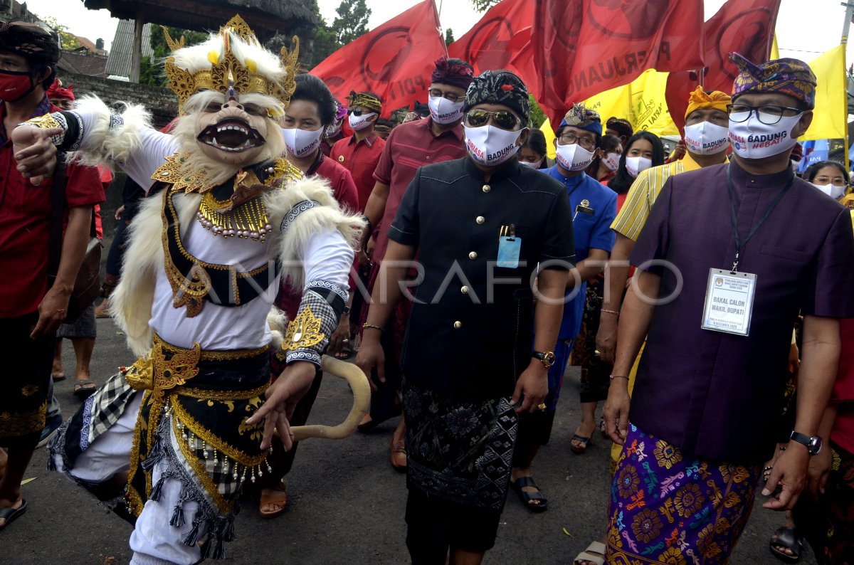PENDAFTARAN BAKAL PASANGAN CALON PILKADA BADUNG | ANTARA Foto PENDAFTARAN BAKAL PASANGAN CALON PILKADA BADUNG | ANTARA Foto