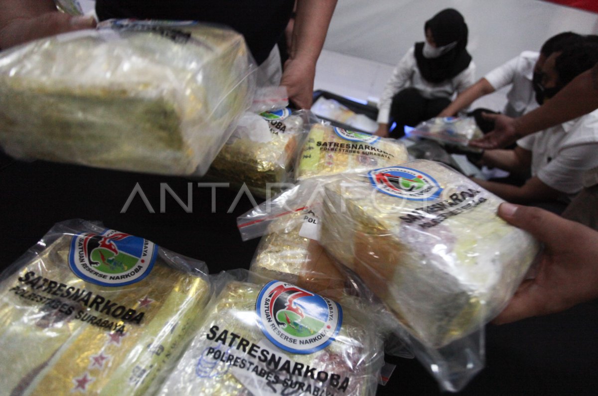 KASUS PEREDARAN NARKOBA | ANTARA Foto