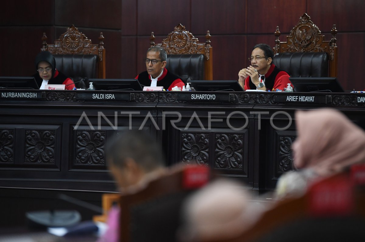 Hari terakhir sidang putusan sengketa Pileg 2024 | ANTARA Foto
