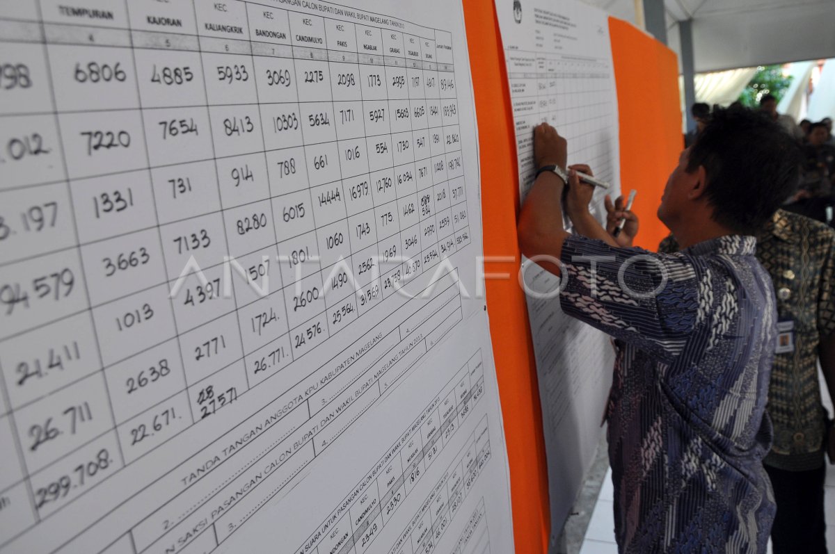 REKAPITULASI PILKADA MAGELANG | ANTARA Foto REKAPITULASI PILKADA MAGELANG | ANTARA Foto