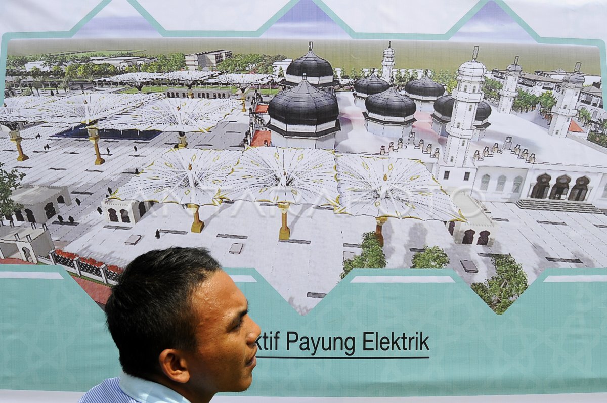 PERLUASAN MASJID RAYA BAITURRAHMAN | ANTARA Foto