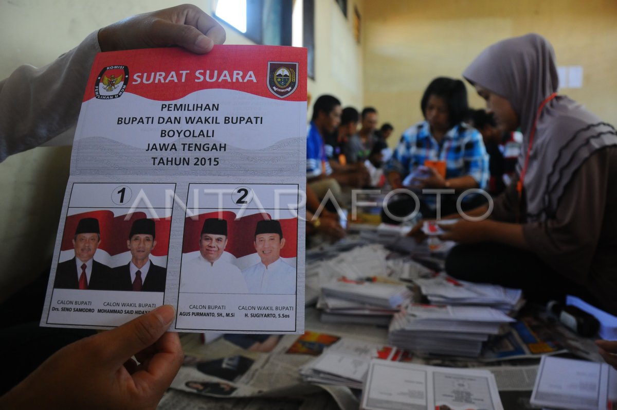 SURAT SUARA PILKADA BOYOLALI | ANTARA Foto SURAT SUARA PILKADA BOYOLALI | ANTARA Foto