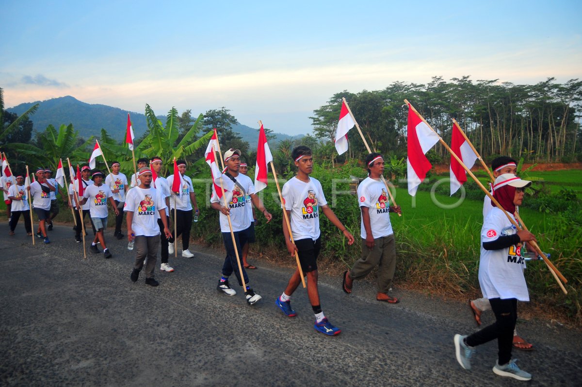 Aksi jalan kaki sambut hari lahir Pancasila di Jepara | ANTARA Foto