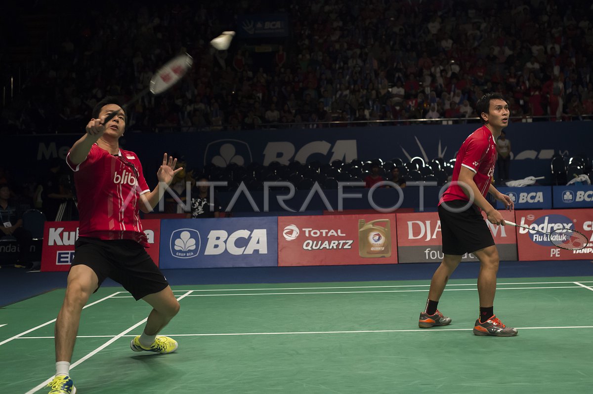AHSAN - HENDRA MELAJU KE SEMIFINAL | ANTARA Foto AHSAN - HENDRA MELAJU KE SEMIFINAL | ANTARA Foto