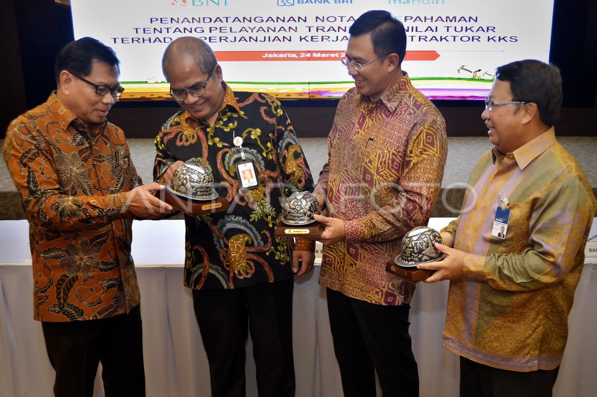 KERJASAMA SKK MIGAS DAN PERBANKAN BUMN | ANTARA Foto