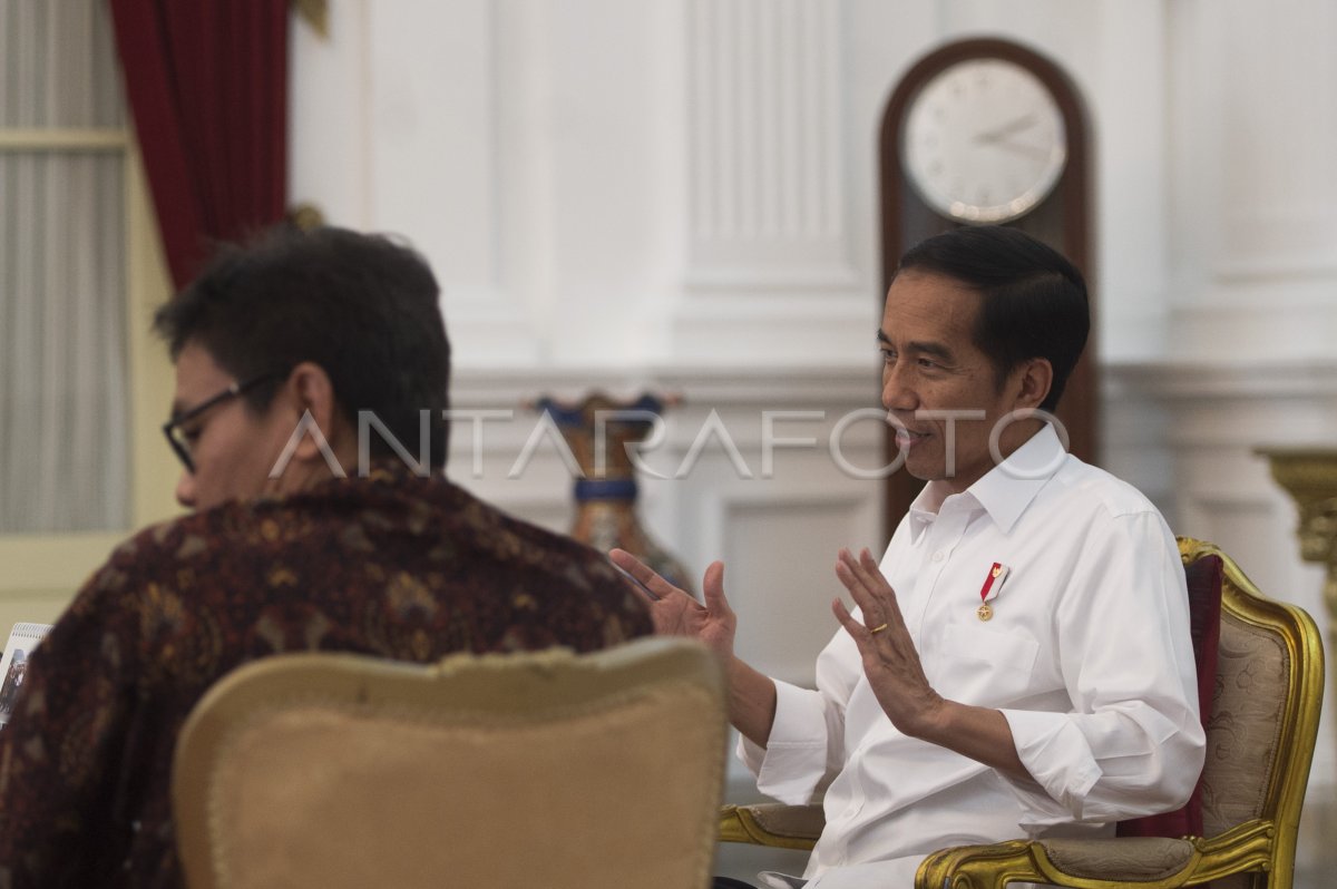 WAWANCARA KHUSUS DENGAN PRESIDEN | ANTARA Foto