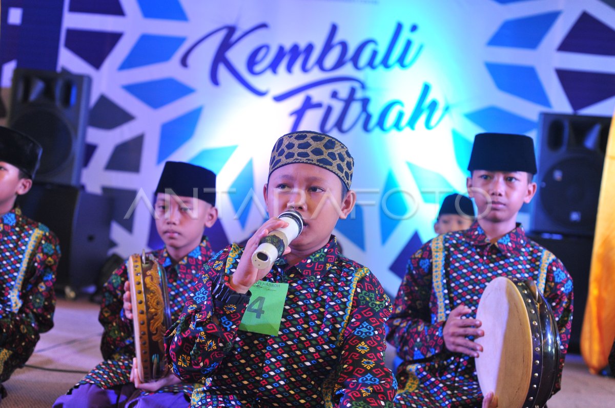 KOMPETISI SENI HADRAH | ANTARA Foto
