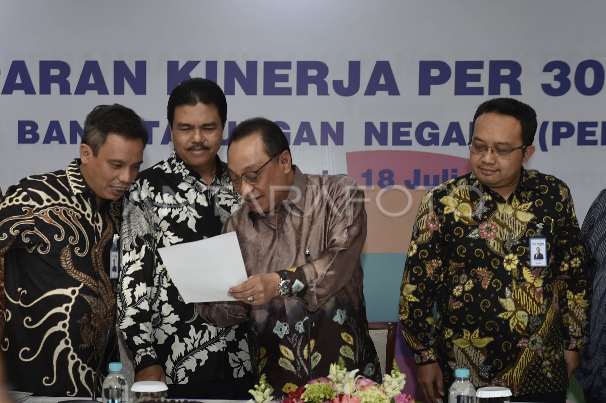 PAPARAN KINERJA BTN | ANTARA Foto