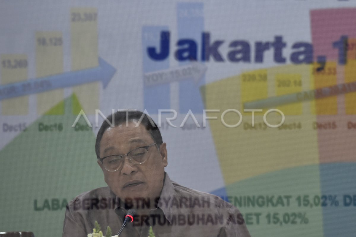PAPARAN KINERJA BTN | ANTARA Foto