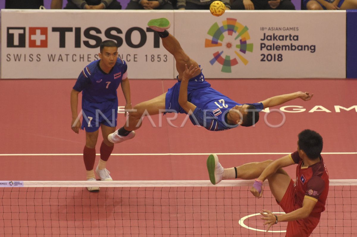 FINAL SEPAK TAKRAW GANDA PUTRA | ANTARA Foto