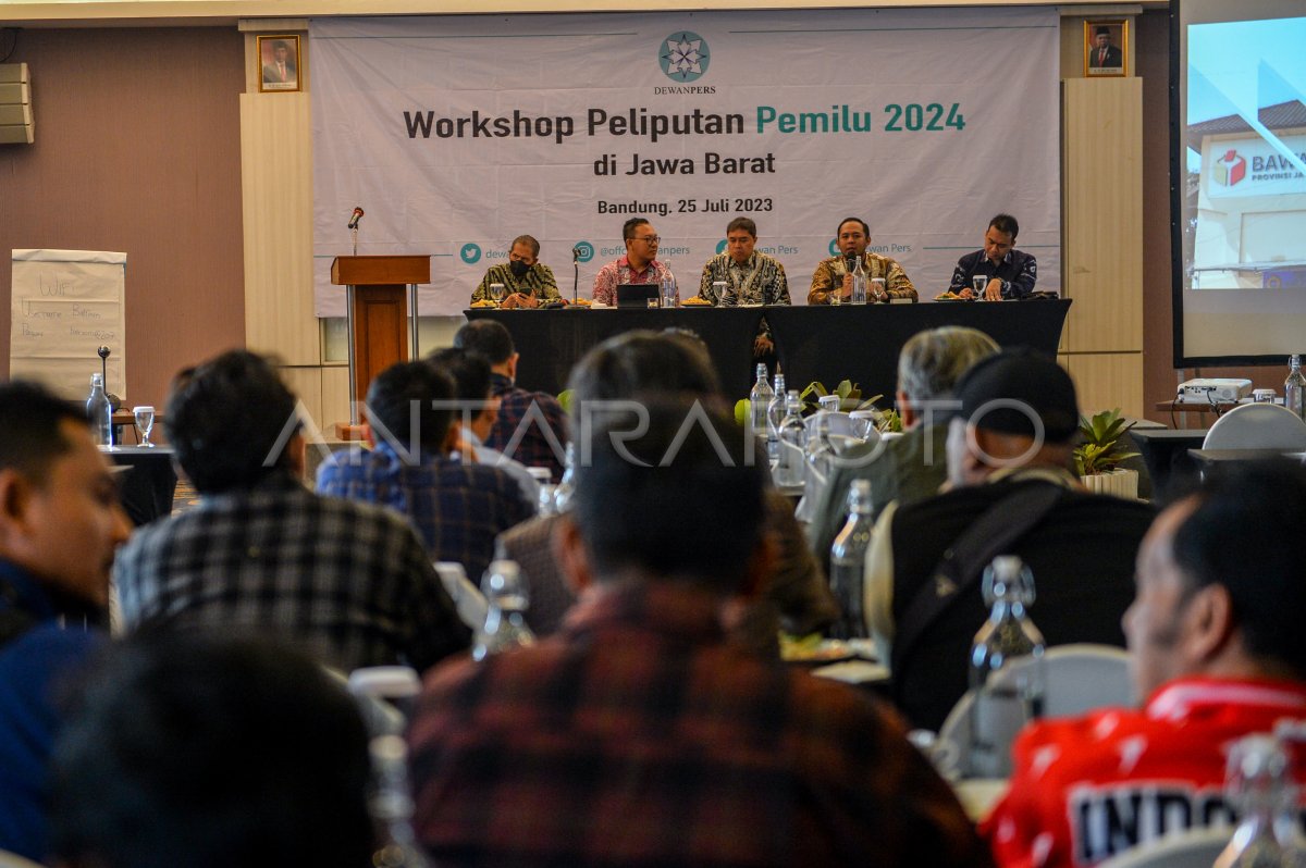 Pelatihan peliputan Pemilu 2024 | ANTARA Foto Pelatihan peliputan Pemilu 2024 | ANTARA Foto