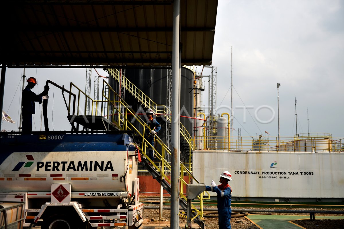 Penjualan kondensat Pertamina EP Subang | ANTARA Foto