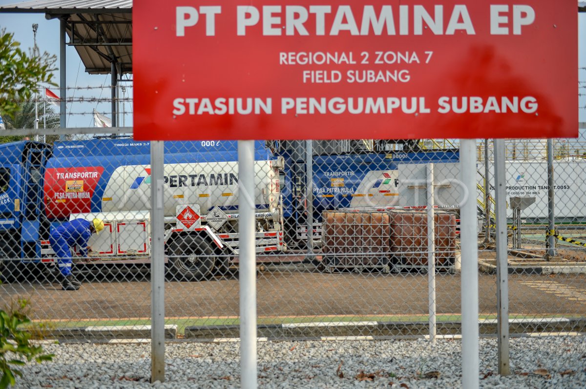 Penjualan kondensat Pertamina EP Subang | ANTARA Foto