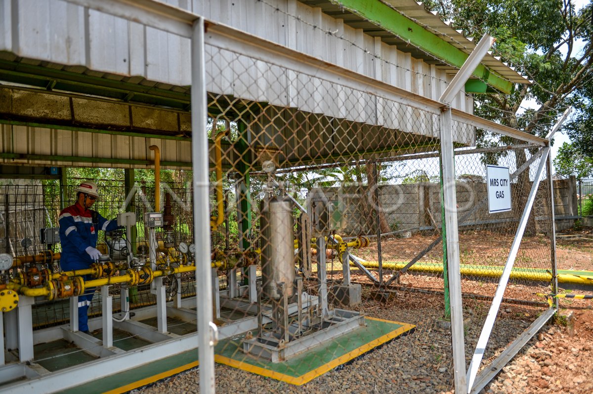 Jaringan gas Pertamina EP Subang | ANTARA Foto
