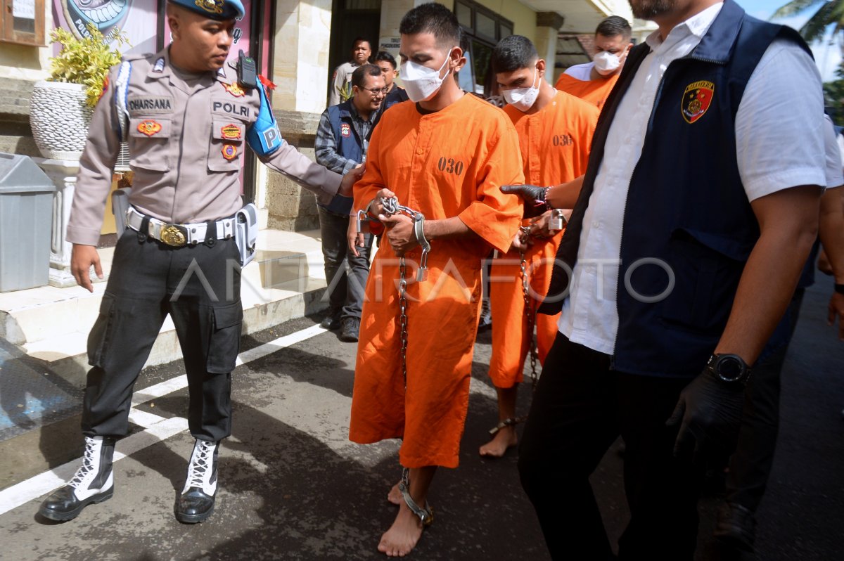 Pengungkapan kasus penembakan WNA di Bali | ANTARA Foto