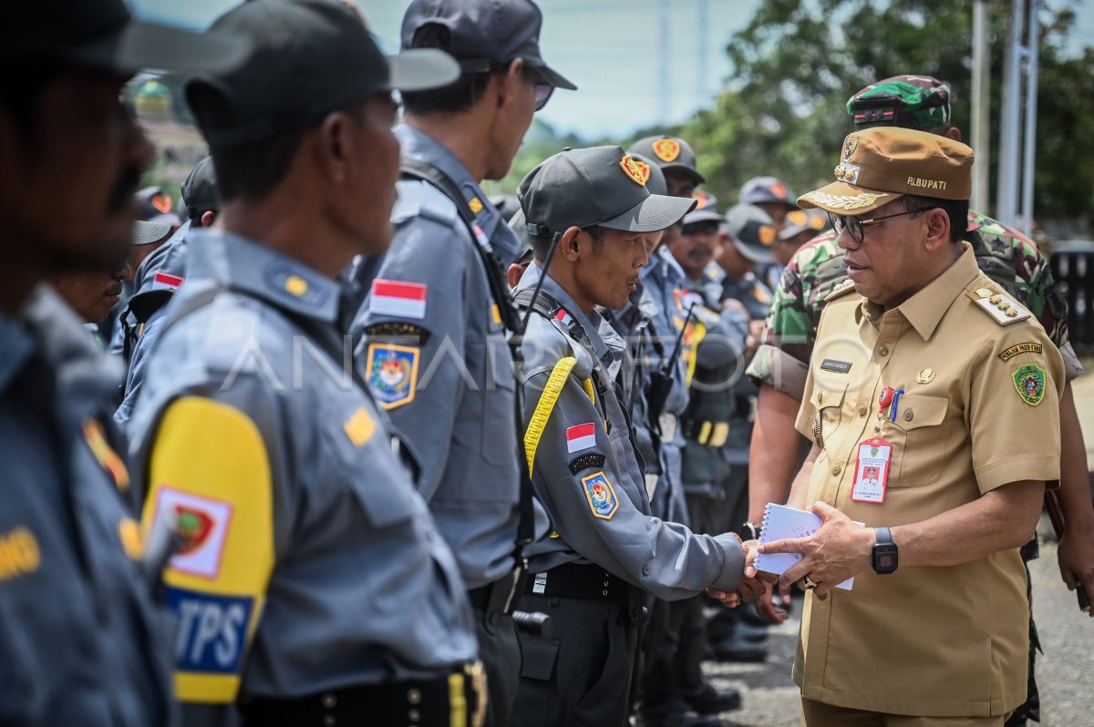 Apel persiapan pengamanan Pemilu 2024 di IKN | ANTARA Foto