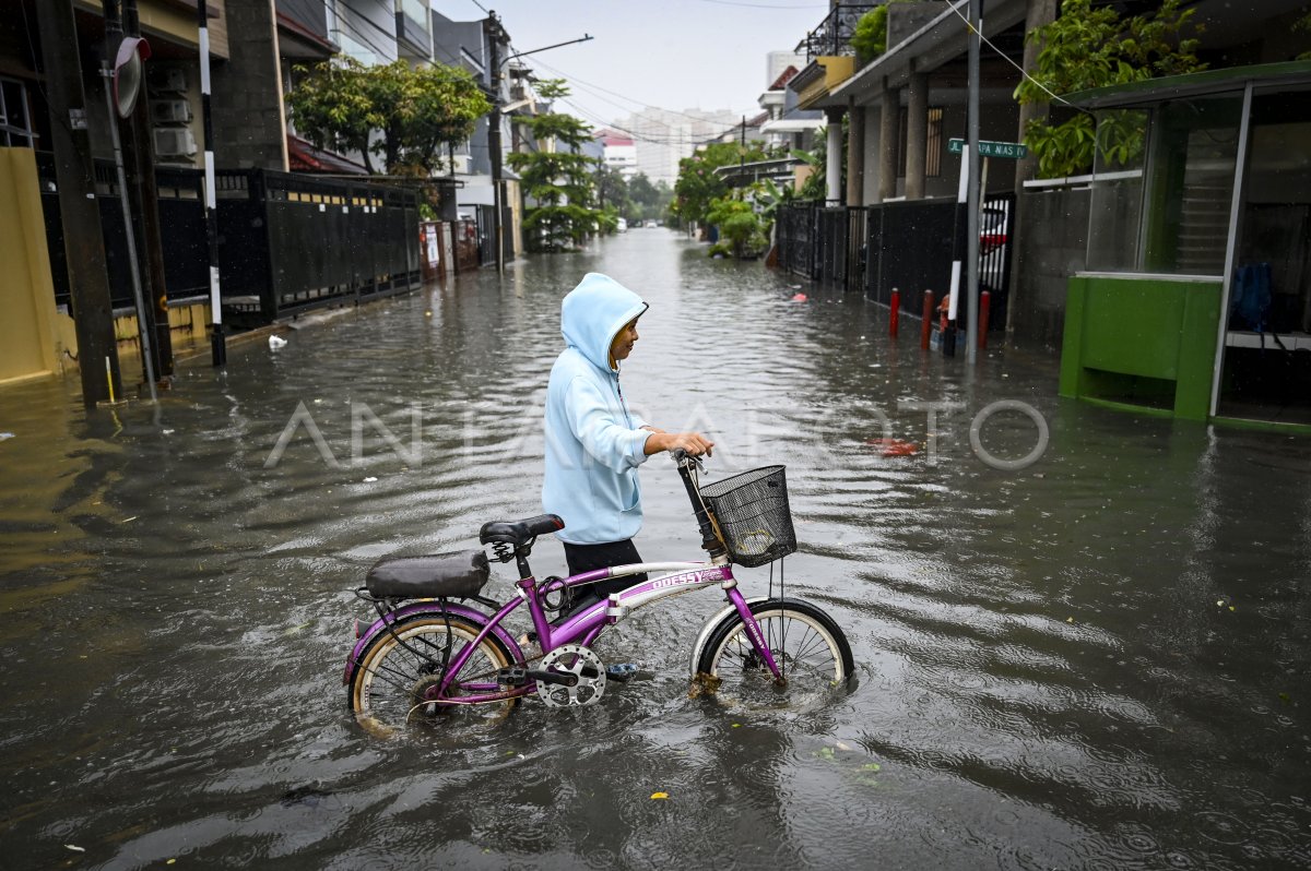 Banjir Di Jakarta Akibat Curah Hujan Tinggi Antara Foto