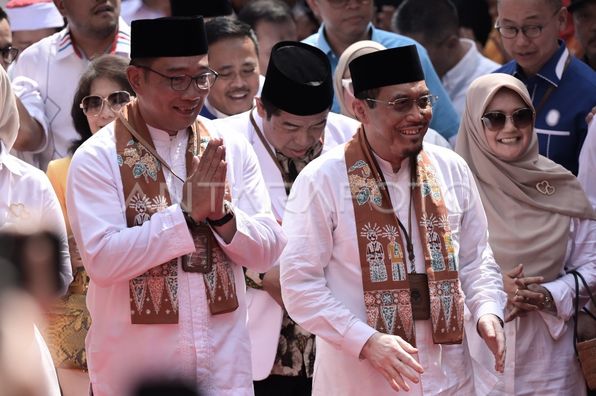 Ridwan Kamil-Suswono daftar Pilgub DKI Jakarta | ANTARA Foto Ridwan Kamil-Suswono daftar Pilgub DKI Jakarta | ANTARA Foto