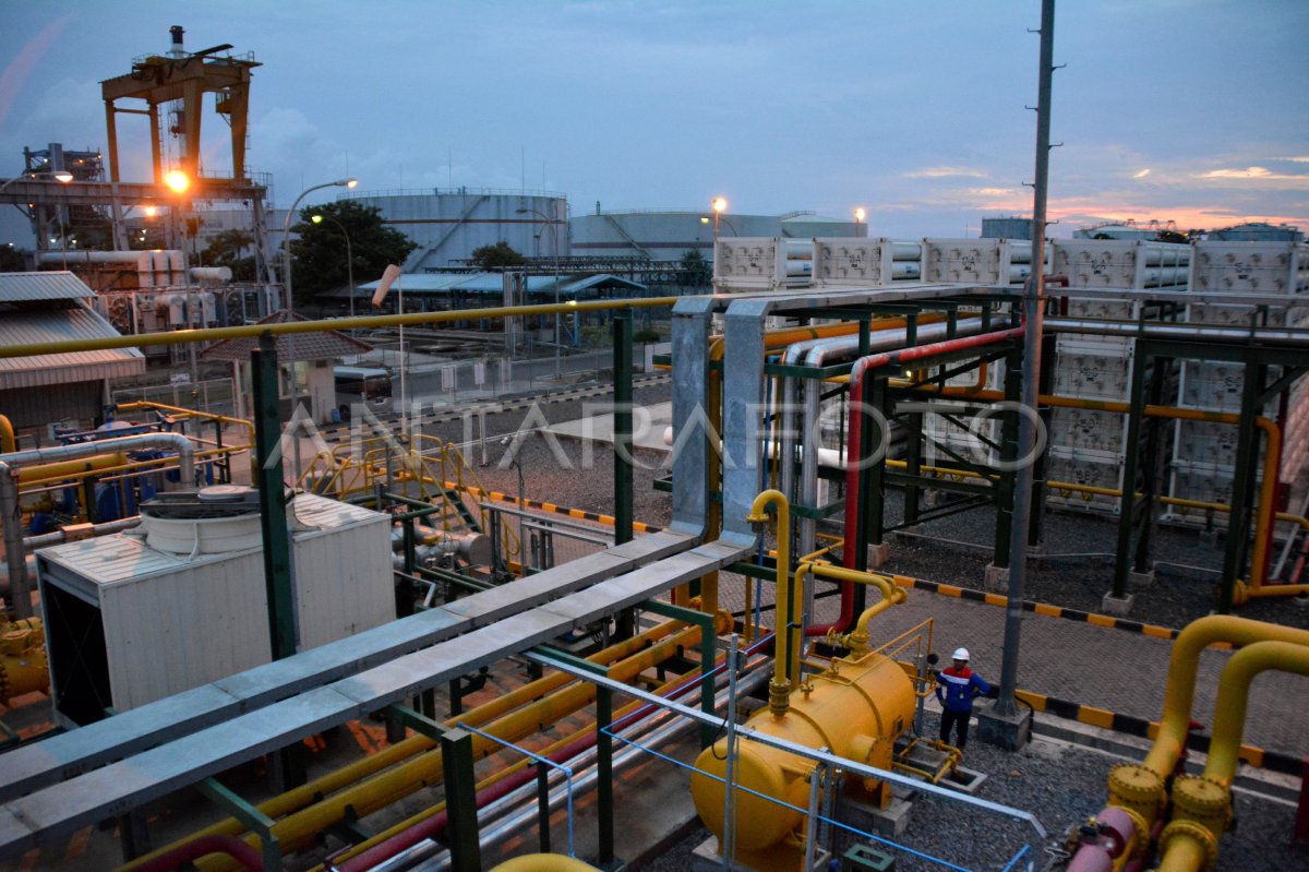 FASILITAS PENYIMPANAN GAS ALAM | ANTARA Foto