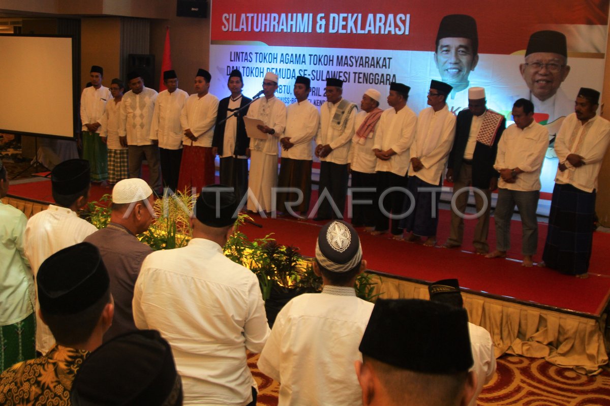 Deklarasi Tokoh Agama Dukung Jokowi Amin Antara Foto