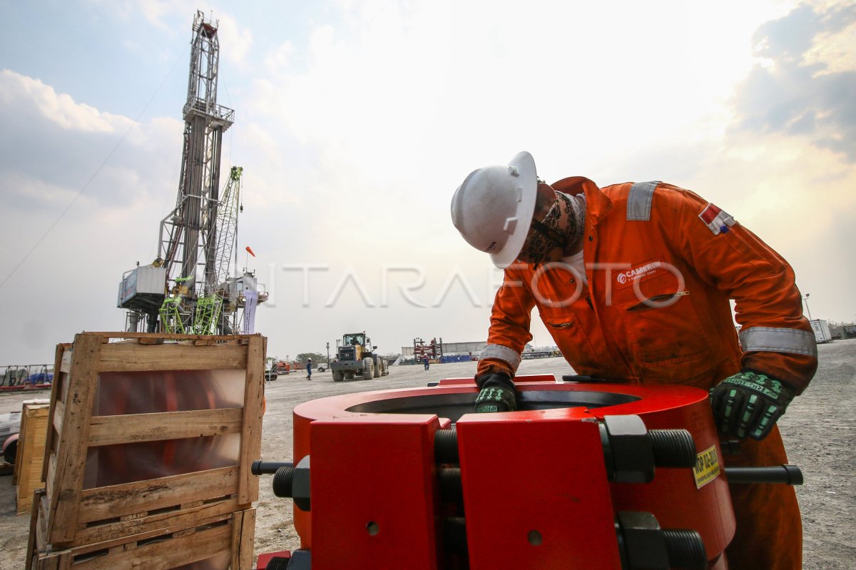 PT PERTAMINA EP CEPU LAKSANAKAN PROSESI TAJAK SUMUR | ANTARA Foto PT PERTAMINA EP CEPU LAKSANAKAN PROSESI TAJAK SUMUR | ANTARA Foto