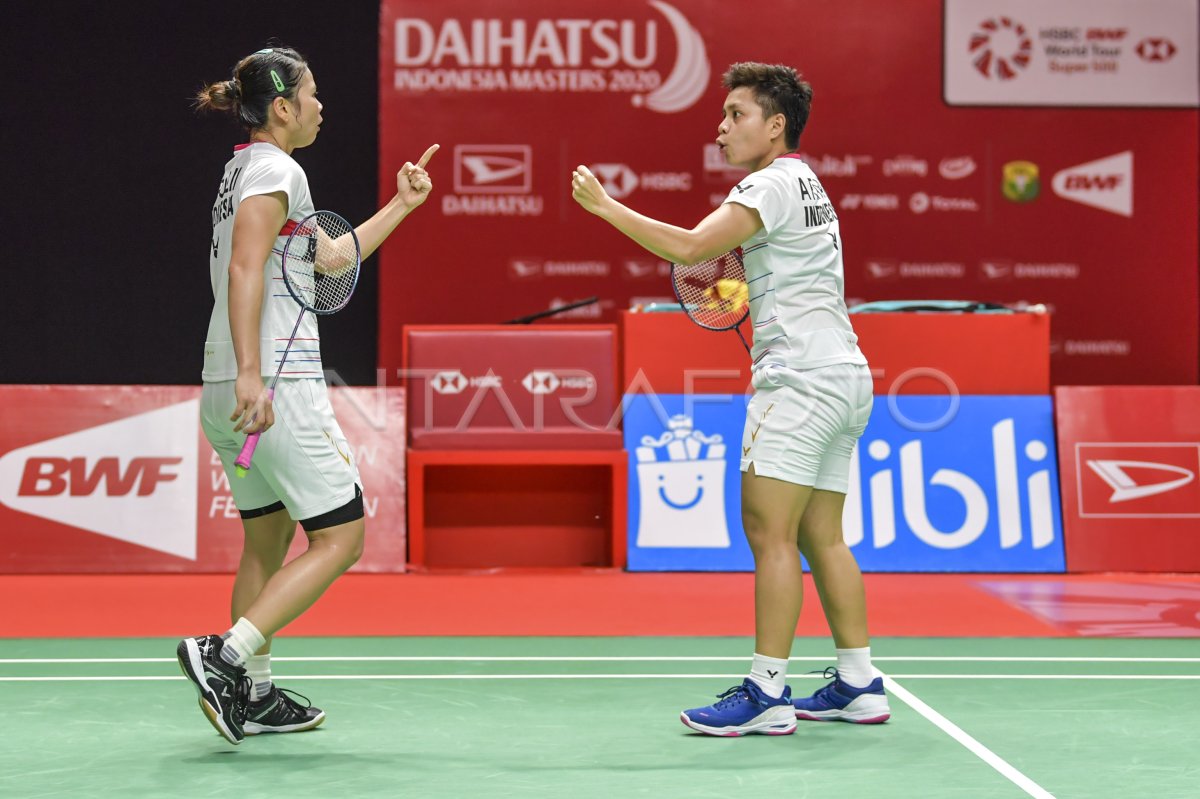 GREYSIA DAN APRIYANI LOLOS KE FINAL | ANTARA Foto