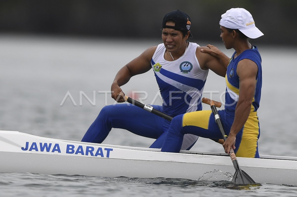 PEDAYUNG SULAWESI TENGGARA RAIH MEDALI EMAS CANOEING WC1 200 | ANTARA Foto
