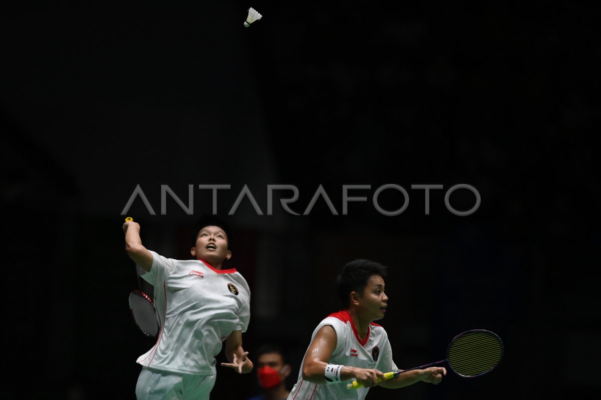 BULU TANGKIS GANDA PUTRI INDONESIA RAIH MEDALI EMAS | ANTARA Foto