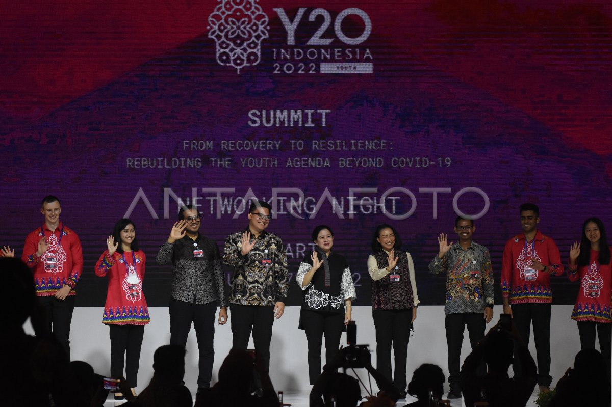 NETWORKING NIGHT KTT Y20 INDONESIA 2022 | ANTARA Foto