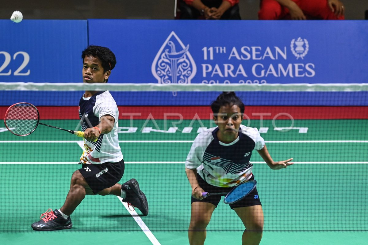 FINAL BULU TANGKIS GANDA CAMPURAN SH6 APG 2022 | ANTARA Foto