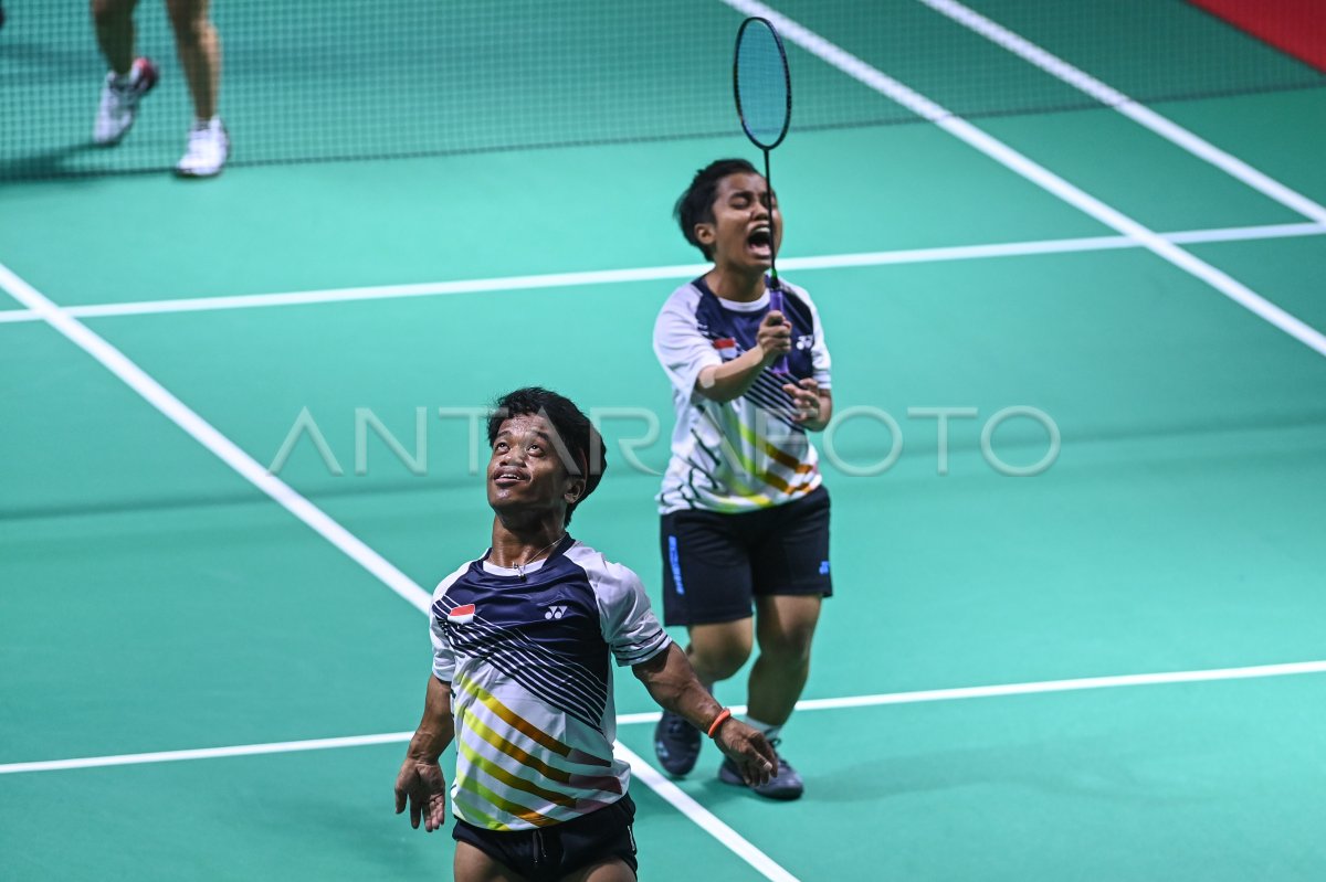 FINAL BULU TANGKIS GANDA CAMPURAN SH6 APG 2022 | ANTARA Foto